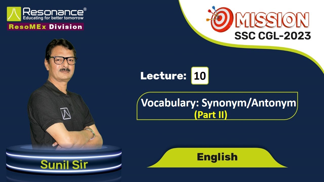 Vocabulary Synonym Antonym Part II English For SSC CGL 2023 vocabulary-synonym-antonym-part-ii-english-for-ssc-cgl-2023