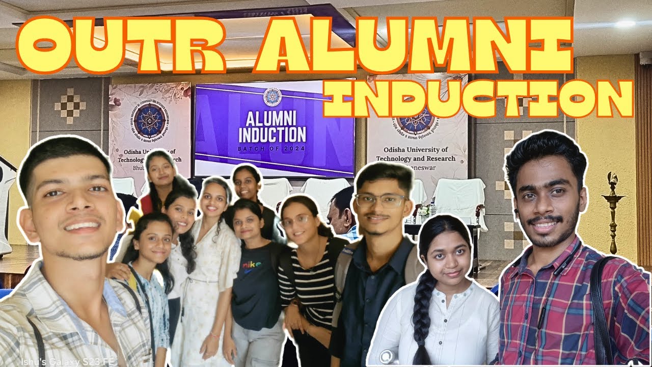 ALUMNI INDUCTION OUTR(CET-B) #cet #outr #college #university # ...