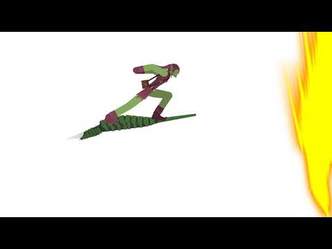 Yeşil cin bomba atışı (Animasyon Testi)