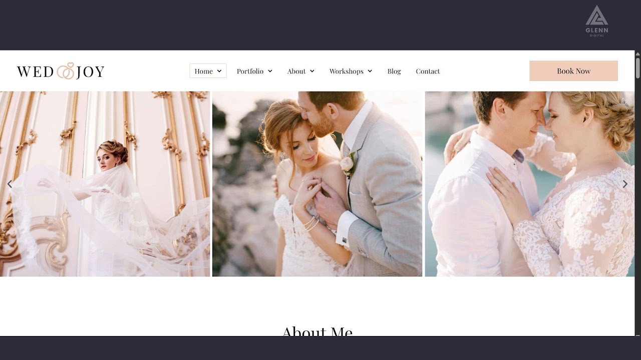 Weddding Photography Website 1 - YouTube