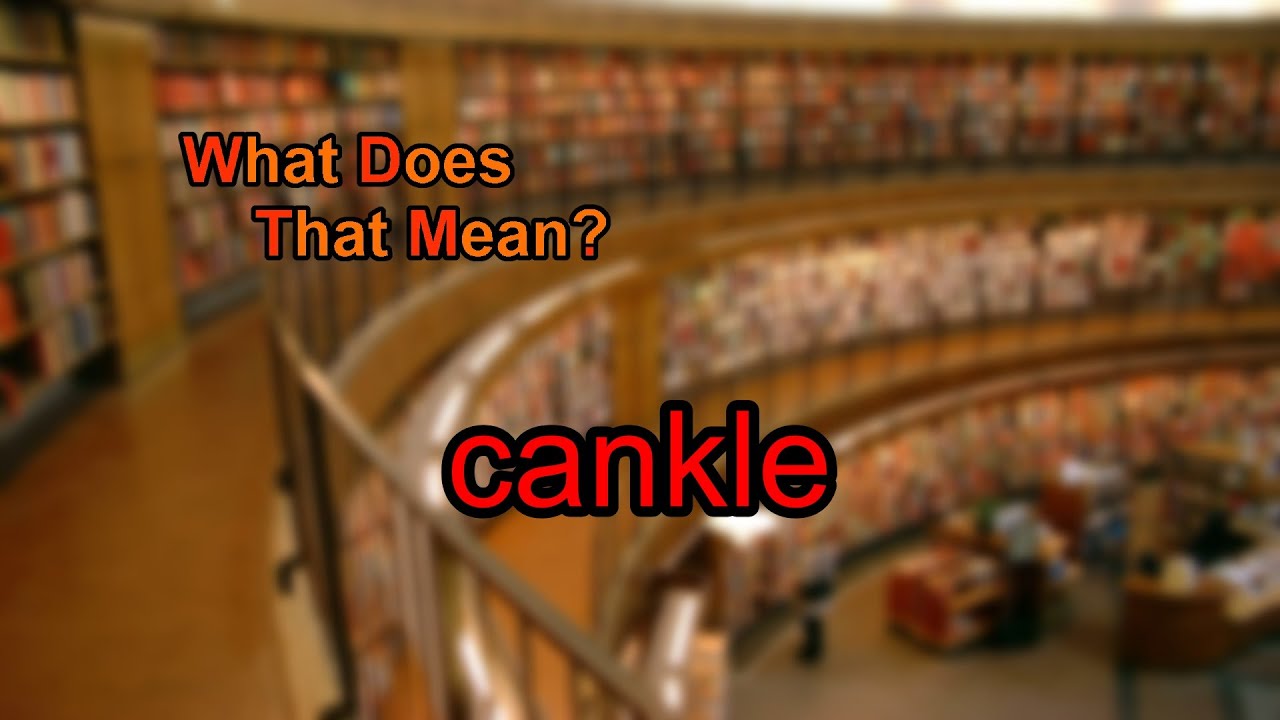 What does cankle mean? - YouTube