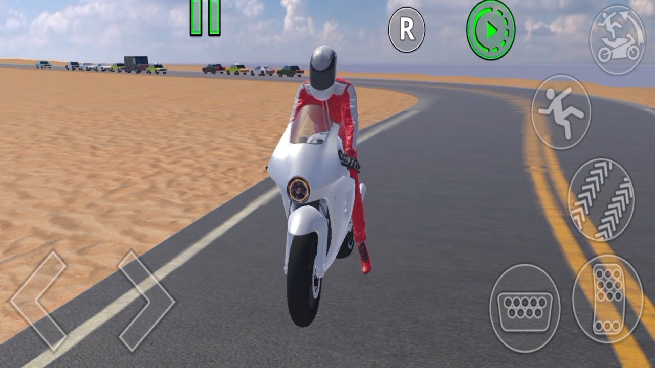 Ragdoll Bike Fall Gameplay Android iOS Game video - YouTube