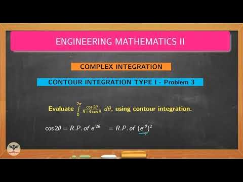 Contour Integration Type I Problem 3 / Complex Integration / Complex Variables / GATE / TANCET ...