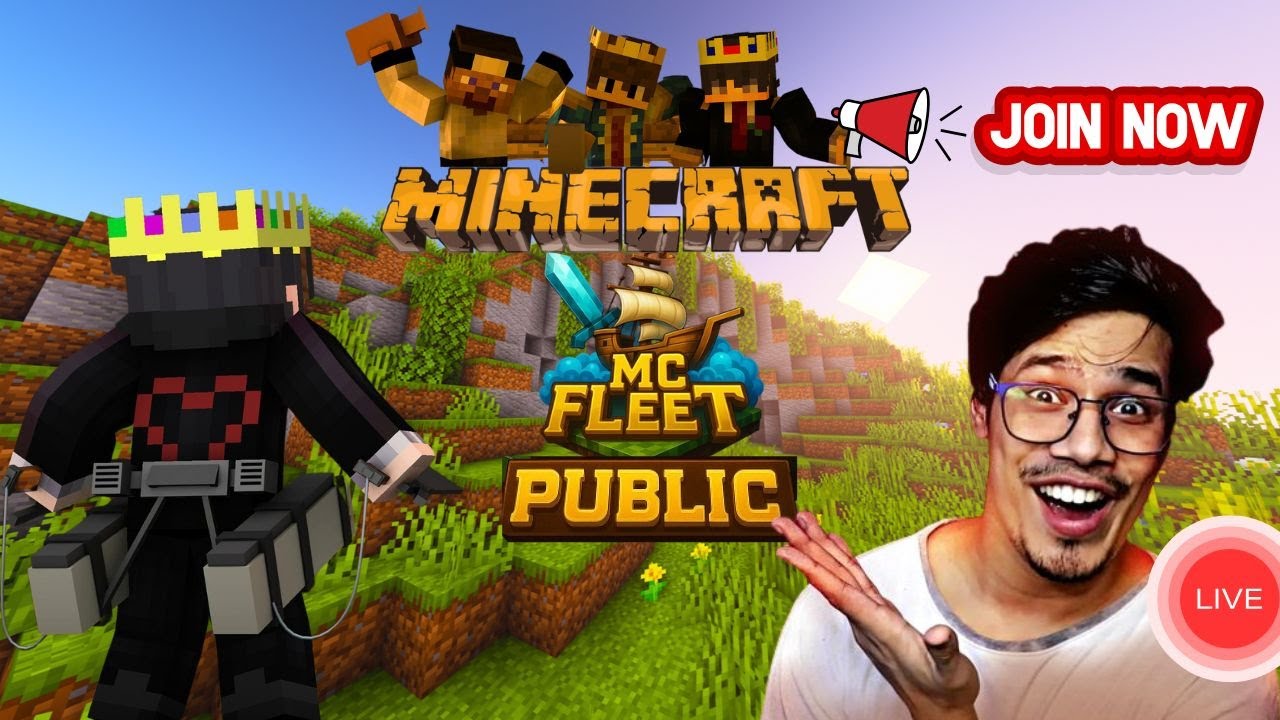 MC Fleet SMP is Now PUBLIC! Join LIVE and Play With Us! | Public Smp ...
