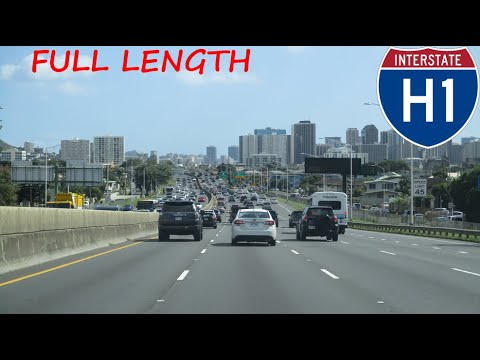 Interstate H1 eastbound - YouTube