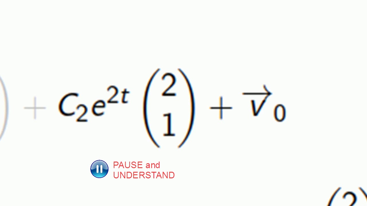Systems of Differential Equations: Long Term Behavior - YouTube