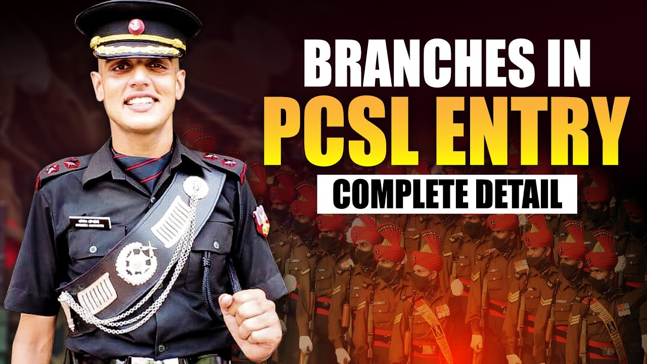 Branches in Permanent Commission Special List PC(SL) Entry | Best SSB ...