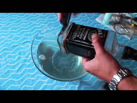 How To Make Liquor Bottle Light Fixture