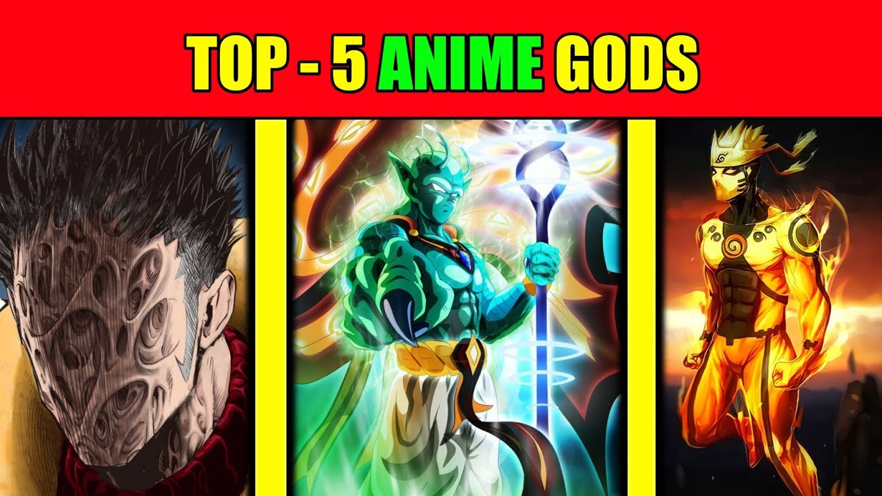 TOP 5 Anime GODS // who is strongest God in anime // #saitama #garou # ...