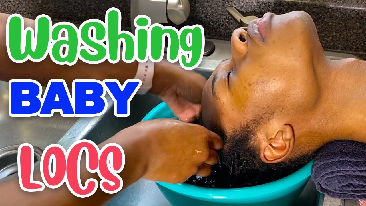 How To Wash Baby Locs -Washing Baby Locs For The First Time and Retwist ...