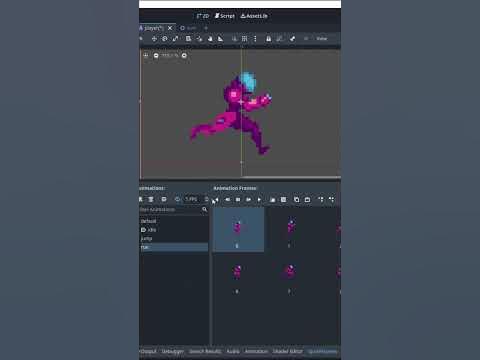 Player run animation in 60 seconds 🔥🎮🤩 #godot #gamedev #gamedevelopment #indiegame #indiedev ...