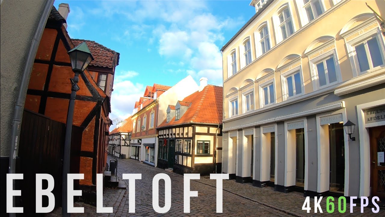 Ebeltoft Denmark | Popular Tourist Attraction Denmark 4K 🇩🇰 | Old ...