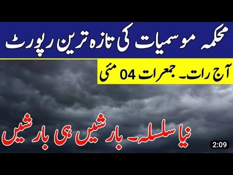 Weather update today live | aj ka mosam | pakistan weather forecast in ...