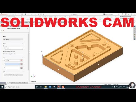 #53 Define Coordinate System With Solidworks Cam. Học SOLIDWORKS CAM ...