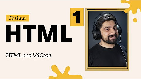 Html playlist by chai aur code - YouTube