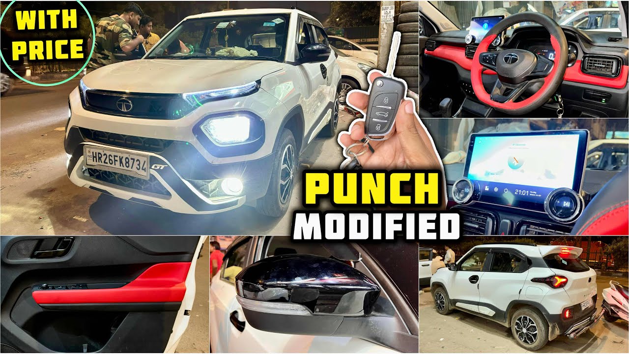 2024 Tata Punch Pure Base To Top Model Modification With Price Tata ...