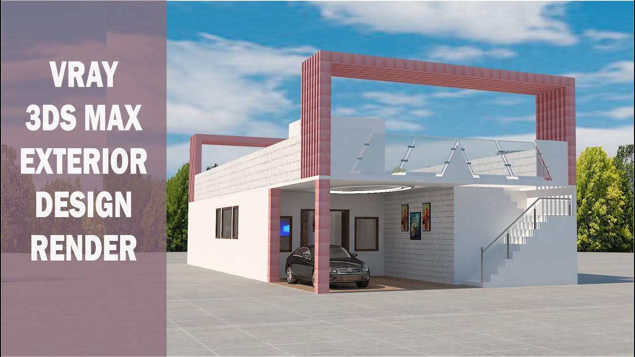 3DS MAX EXTERIOR WALKTHROUGH ANIMATION || 3DS CREATION - YouTube