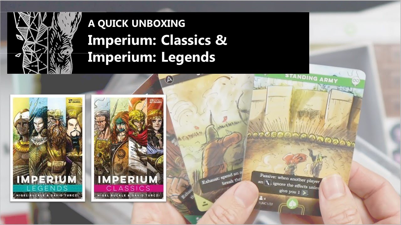 Imperium: Classic & Imperium: Legends Board Game (A Quick Unboxing of ...