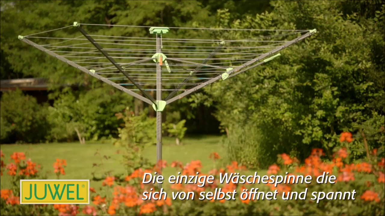 JUWEL Wäschespinne NOVAPLUS 500 EASY mit Leichtspann-Hebel "Easy-Lift ...