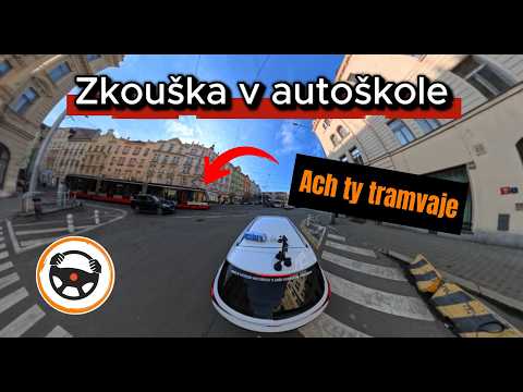 Zkouška v autoškole *5 | Naučme se řídit | Ach ty tramvaje