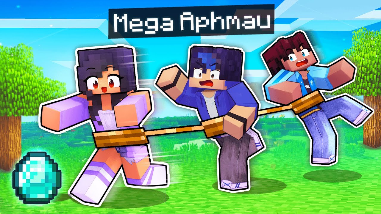 Playing Minecraft As One MEGA PLAYER! - YouTube