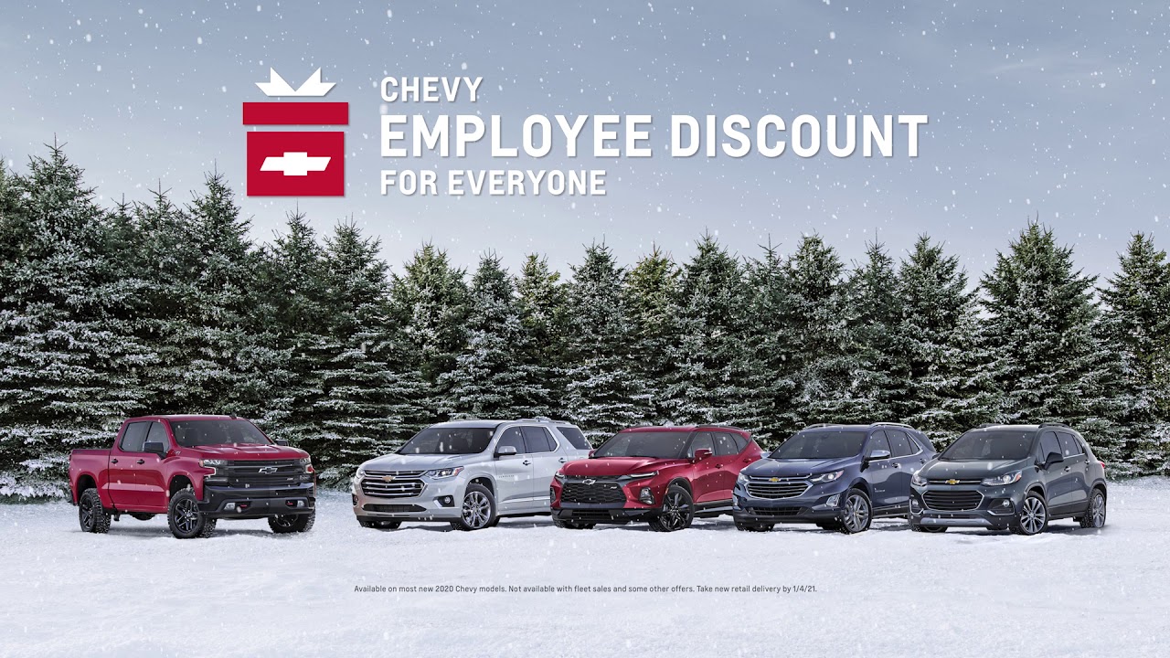 Chevy Employee Discount For Everyone - YouTube