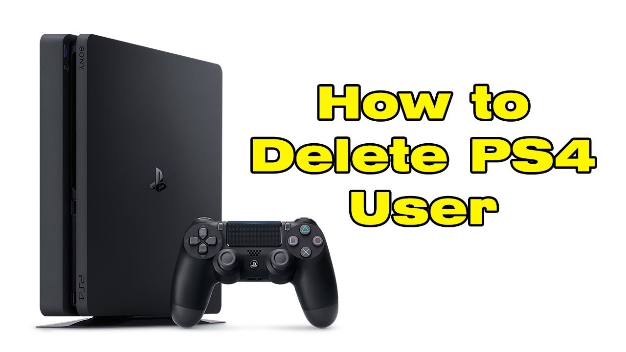How to Delete PS4 User Account on PS4 (Remove a profile) - YouTube