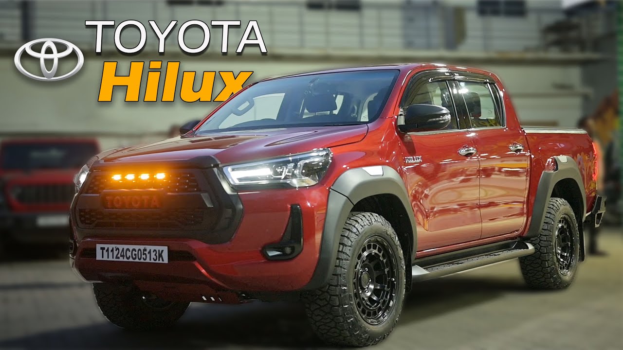Custom Toyota Hilux: Full Build with Front Grille, Alloy Wheels & More ...