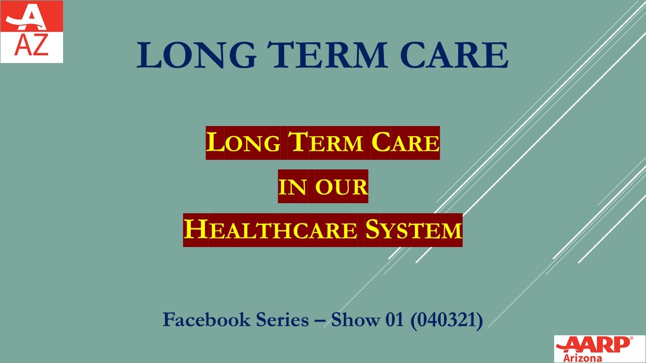 LTC #01 - Long Term Care in our Healthcare System (040321) - YouTube