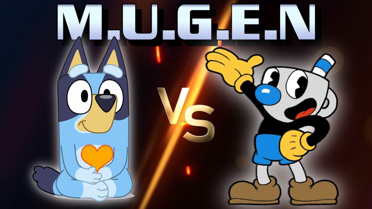 REQUESTED BY @yusihestikawuri8926: Bluey vs Mugman - Mugen Battle - YouTube