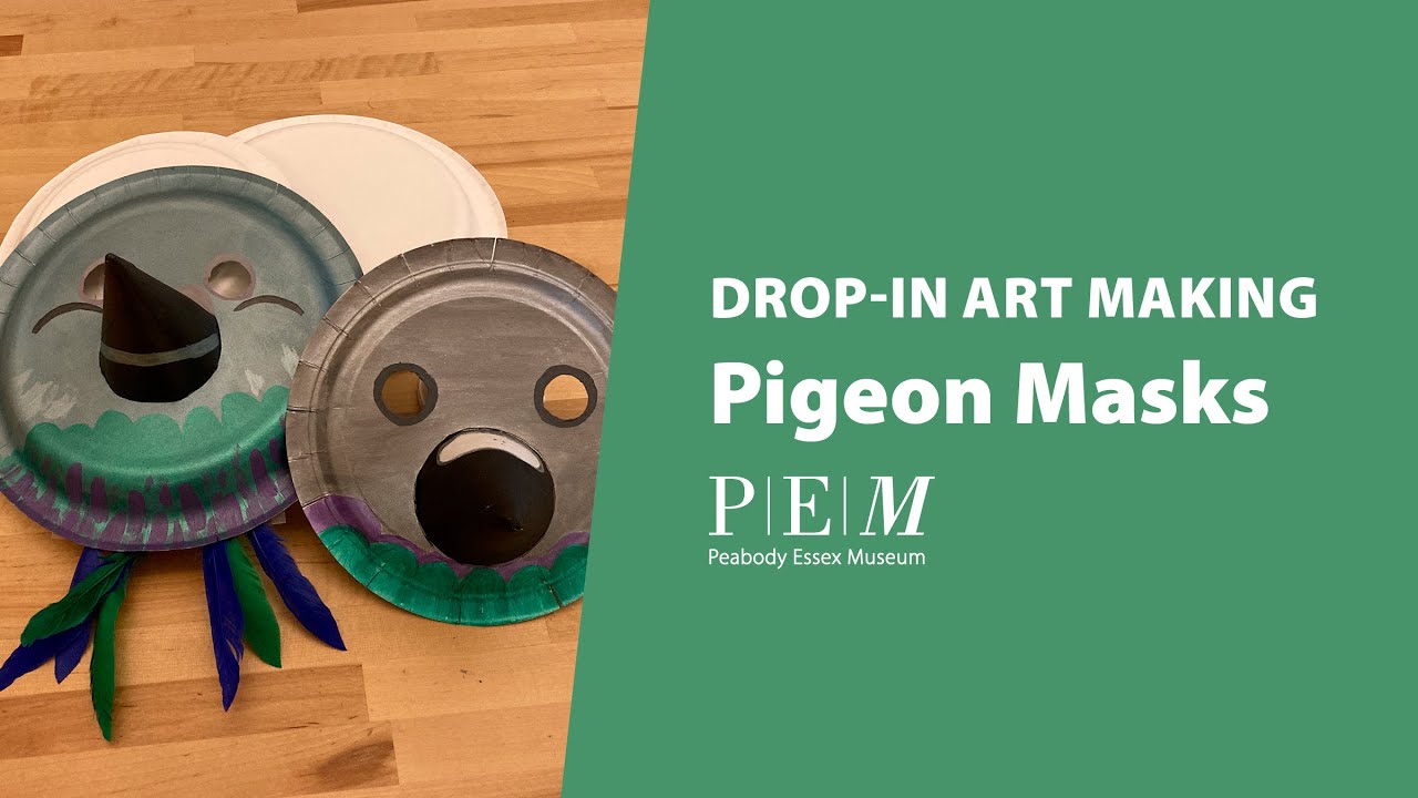How to make a pigeon mask | 5 easy steps - YouTube