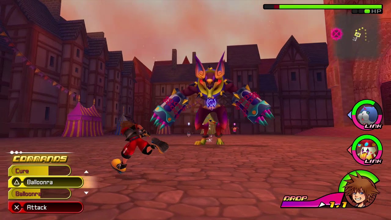 Kingdom Hearts Dream Drop Distance HD - Wargoyle (Sora) (Critical Mode ...