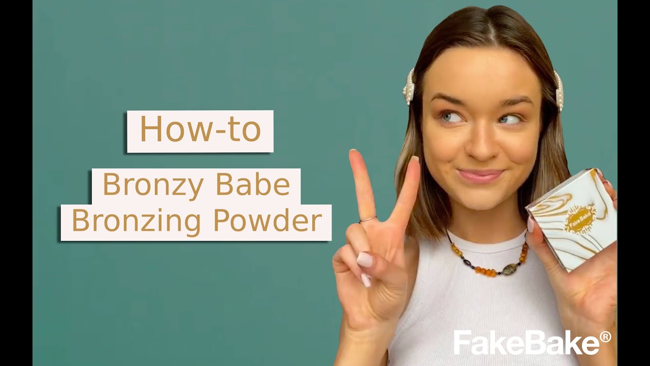 How-To Fake Bake® - Bronzy Babe® Bronzing Powder - YouTube
