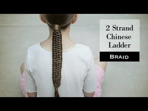 2 Strand Chinese Ladder Braid by Erin Balogh - YouTube