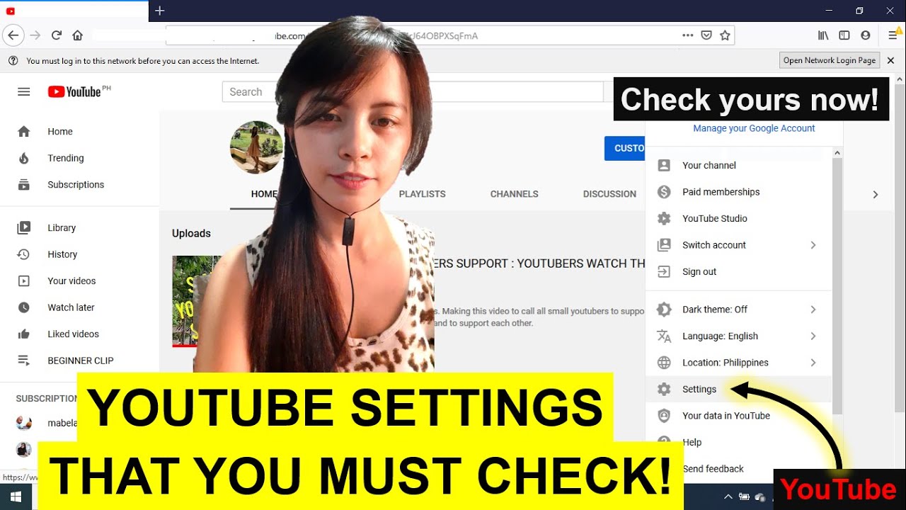 YOUTUBE SETTINGS YOU MUST CHECK: YOUTUBE TIPS - YouTube