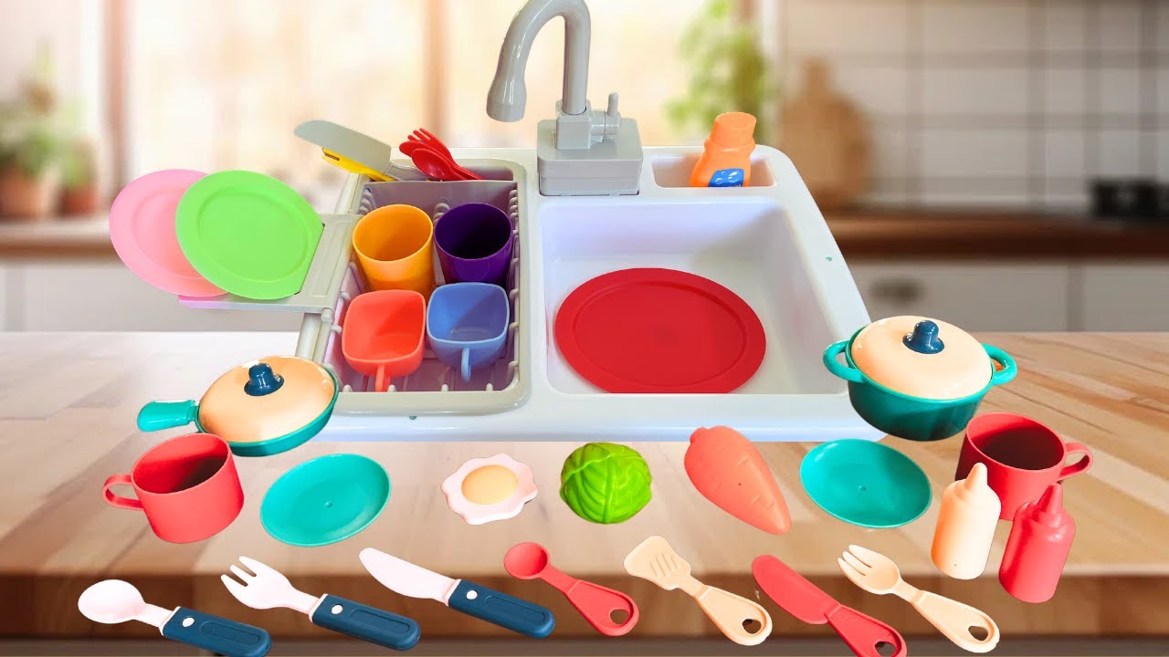 Kitchen Set Unboxing Toys | Kitchen Sink | Mini Cooking | Miniature ...