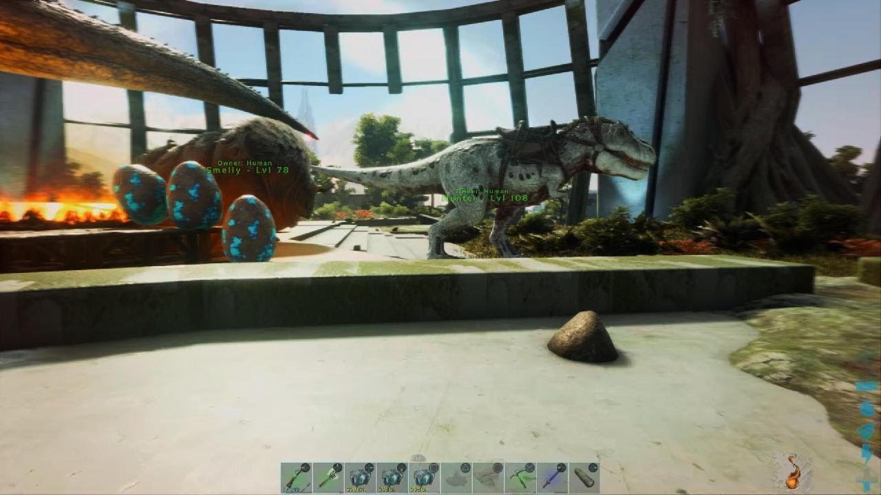 ARK: Survival Evolved hatching gigas - YouTube