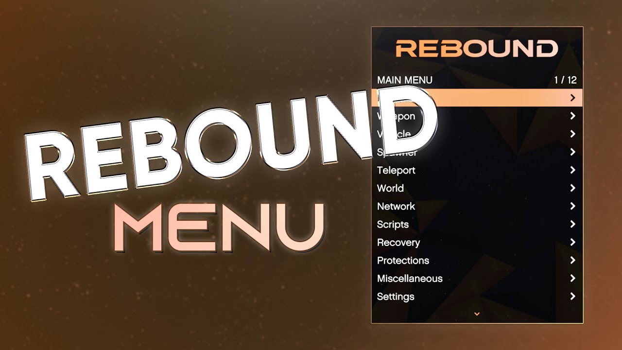 GTA Online - Rebound Mod Menu / Stealth Money Loop / Safe Menu - YouTube