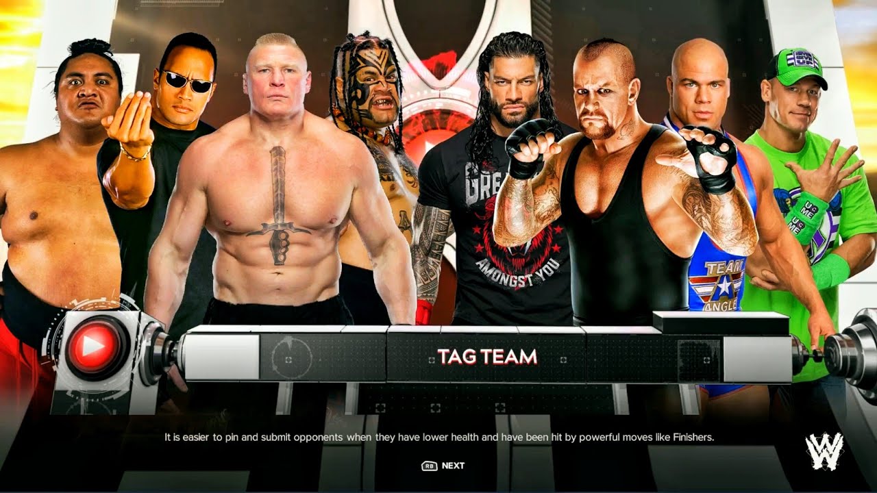 Team Brock Lesnar Vs His Biggest Rivals - Tag Team Match At ...