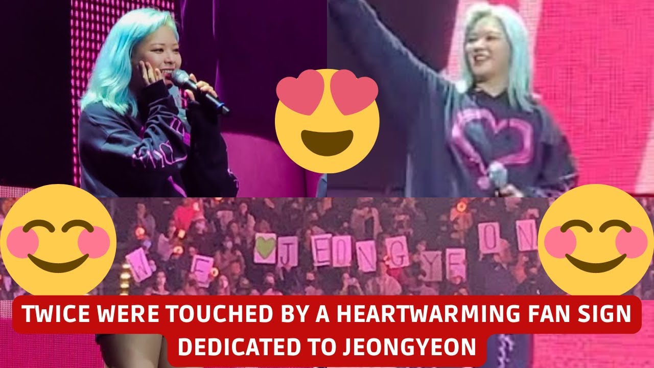 TWICE Were Touched By A Heartwarming Fan Sign Dedicated To Jeongyeon ...
