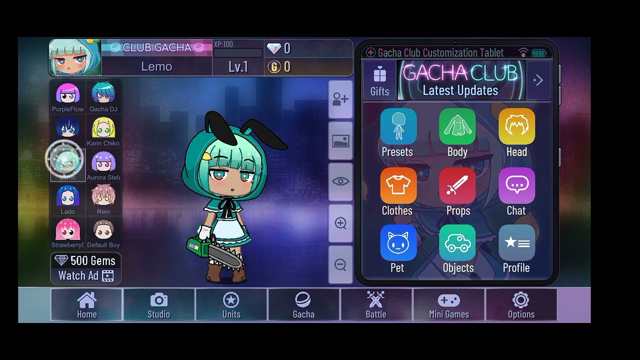First time i do Gacha Club - YouTube