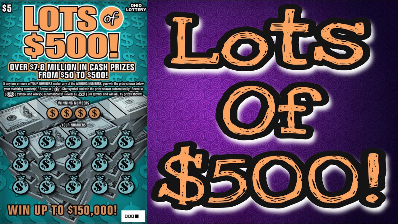 Ohio Lottery Tickets - Lots of $500! - YouTube