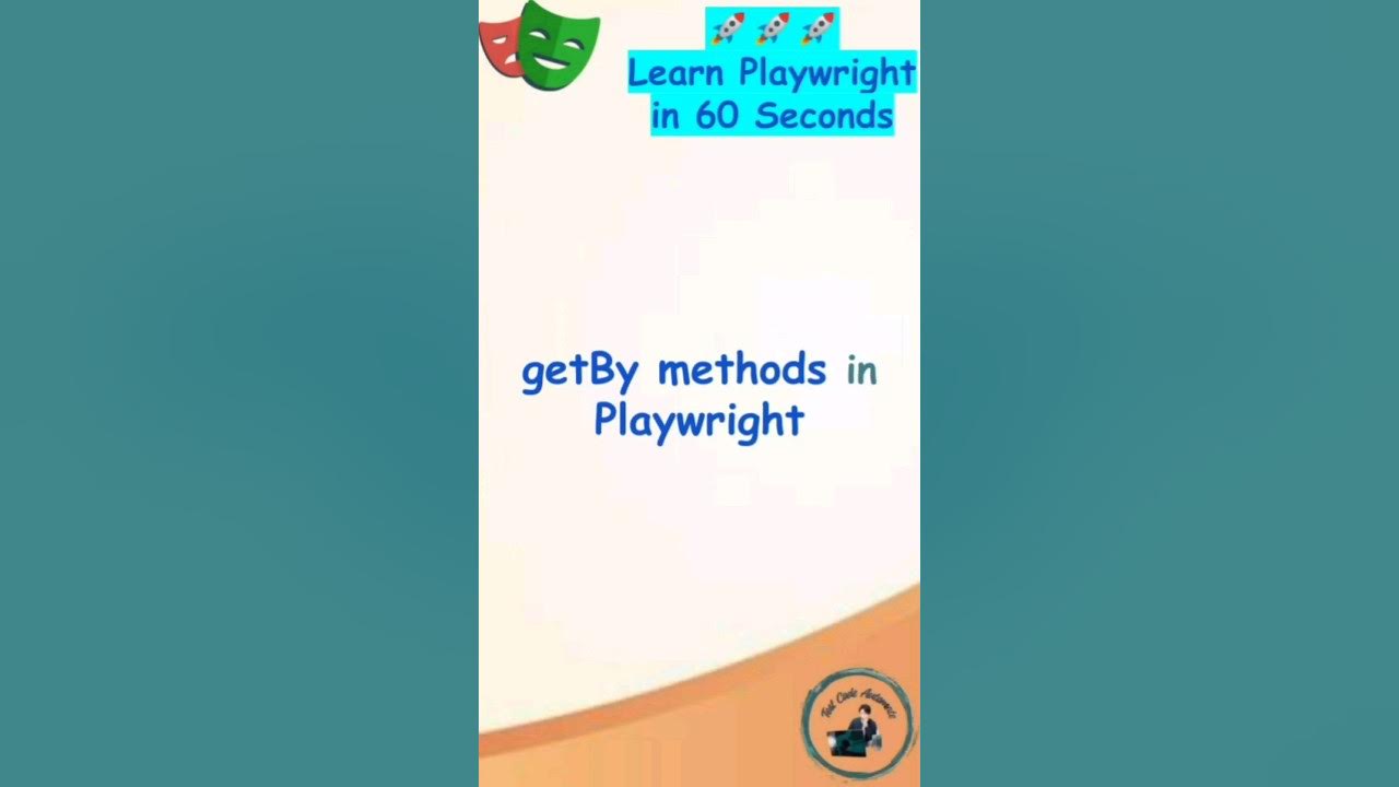 Playwright Tutorial | getBy Methods in Playwright - YouTube