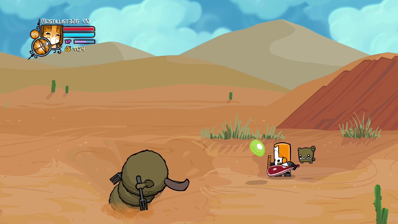 Castle Crashers desert glitch - YouTube