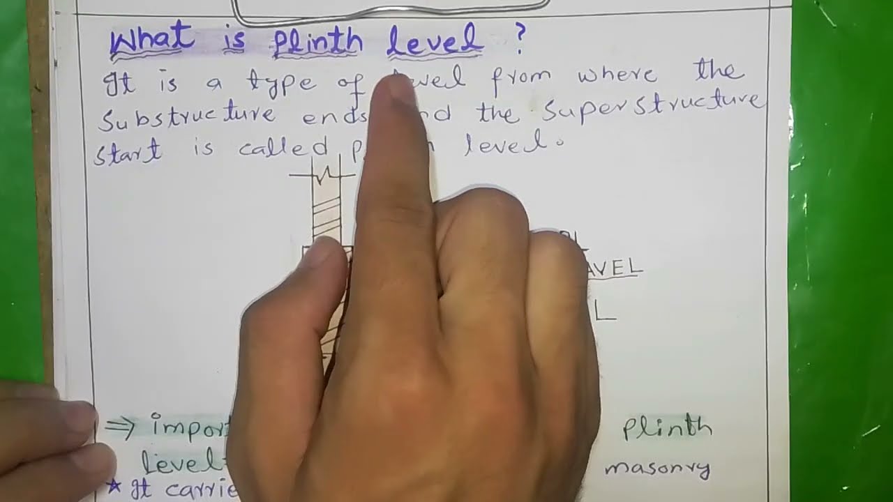 DEFINITIOIN OF Plinth level AND REASONS OF PLINTH LEVEL - YouTube