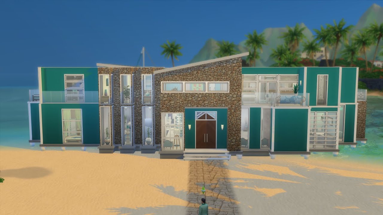 Mermaid House | Sims 4 Speed Build - YouTube