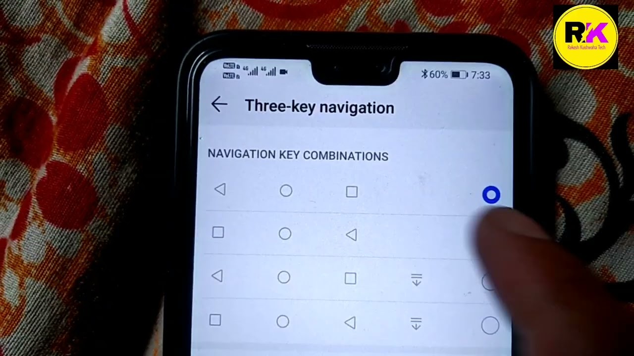 Huawei Y9 Phone Navigation Bar Setting| How to change the right side to ...