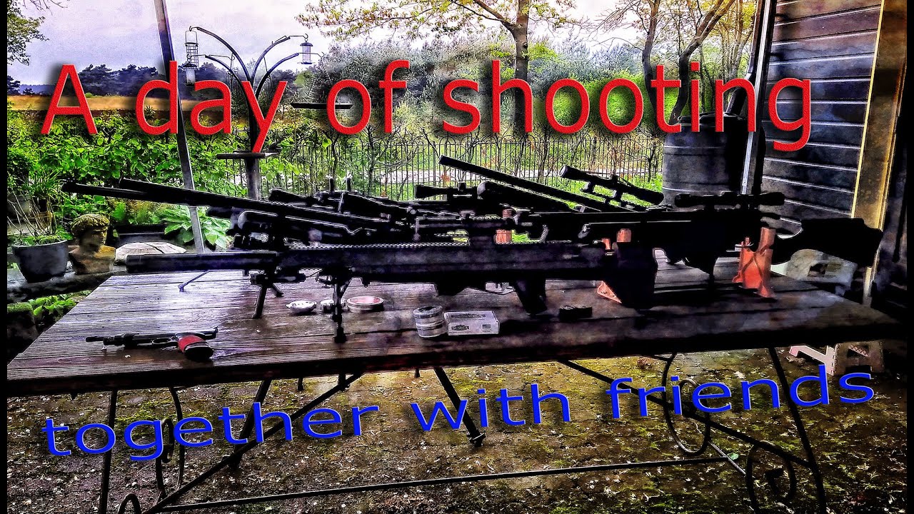 A Day of Shooting big Air Guns with Friends - YouTube