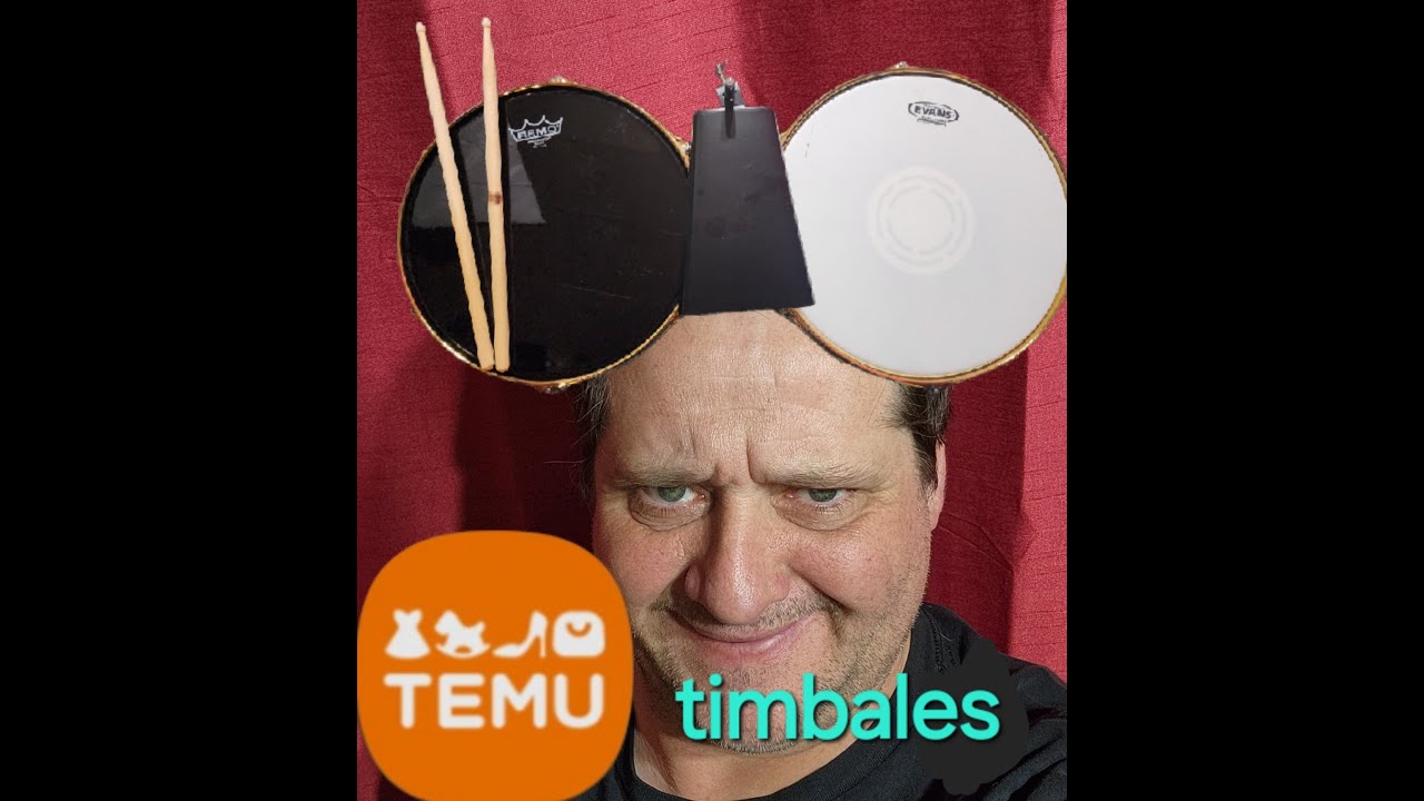 temu timbales made by glarry - YouTube