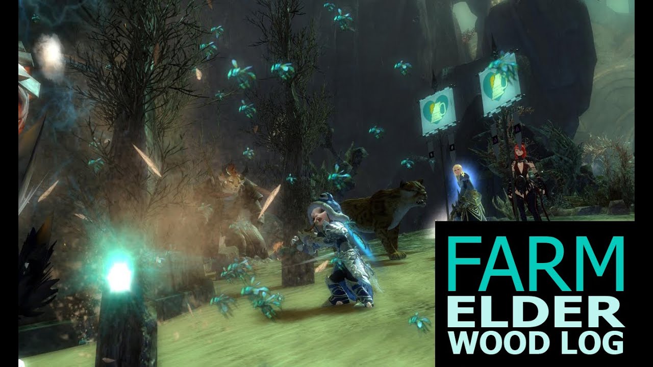 Guild Wars 2 :: ฟ้าม ฟาม ฟาม [2] Farming Elder Wood Log - YouTube